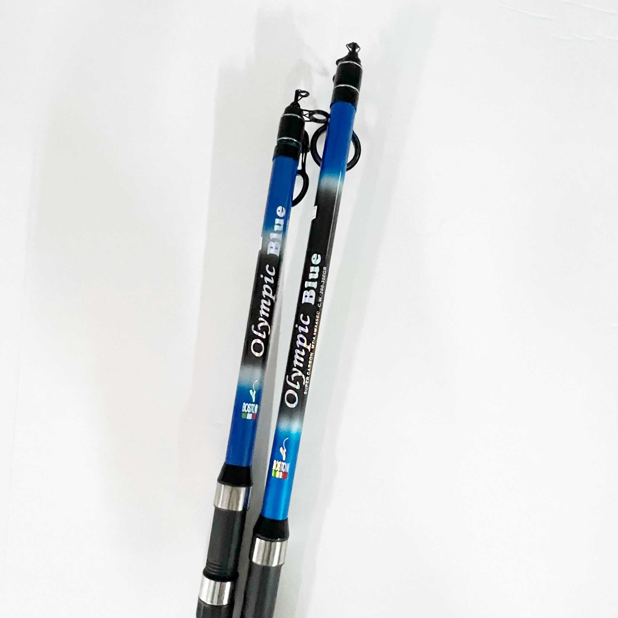 Boston Olympic Blue Super Carbon מקל זריקה טלסקופי - מרכז הדייג והצלילה